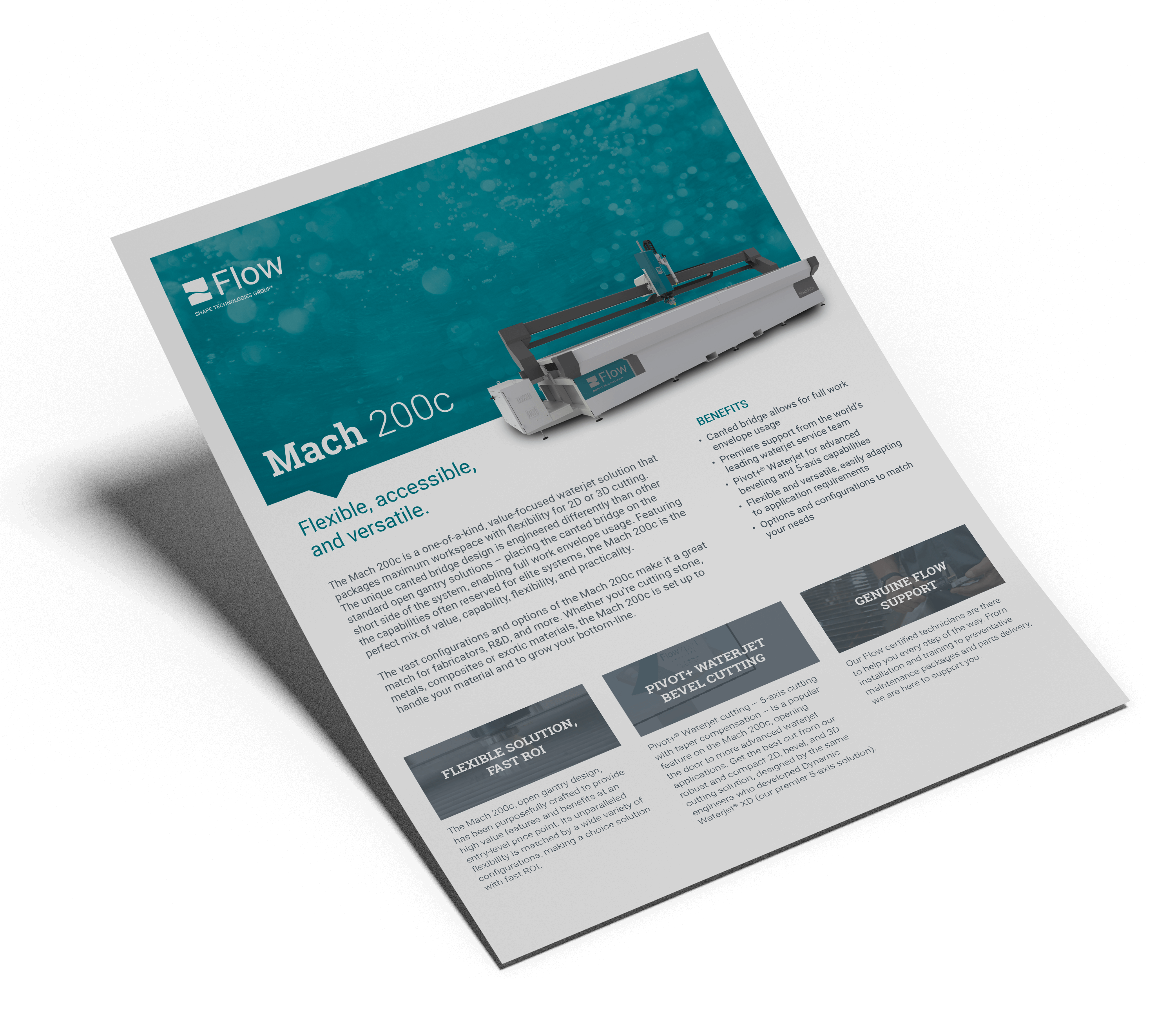 Mach 200c Brochure Download - Flow Waterjet